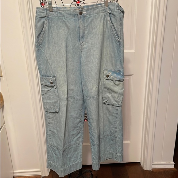Ralph Lauren | Pants & Jumpsuits | Bogoho Light Blue Cargo Pants | Poshmark